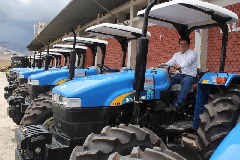 DRAC Cajamarca adquirió 13 tractores agrícolas | Gobierno Regional Cajamarca